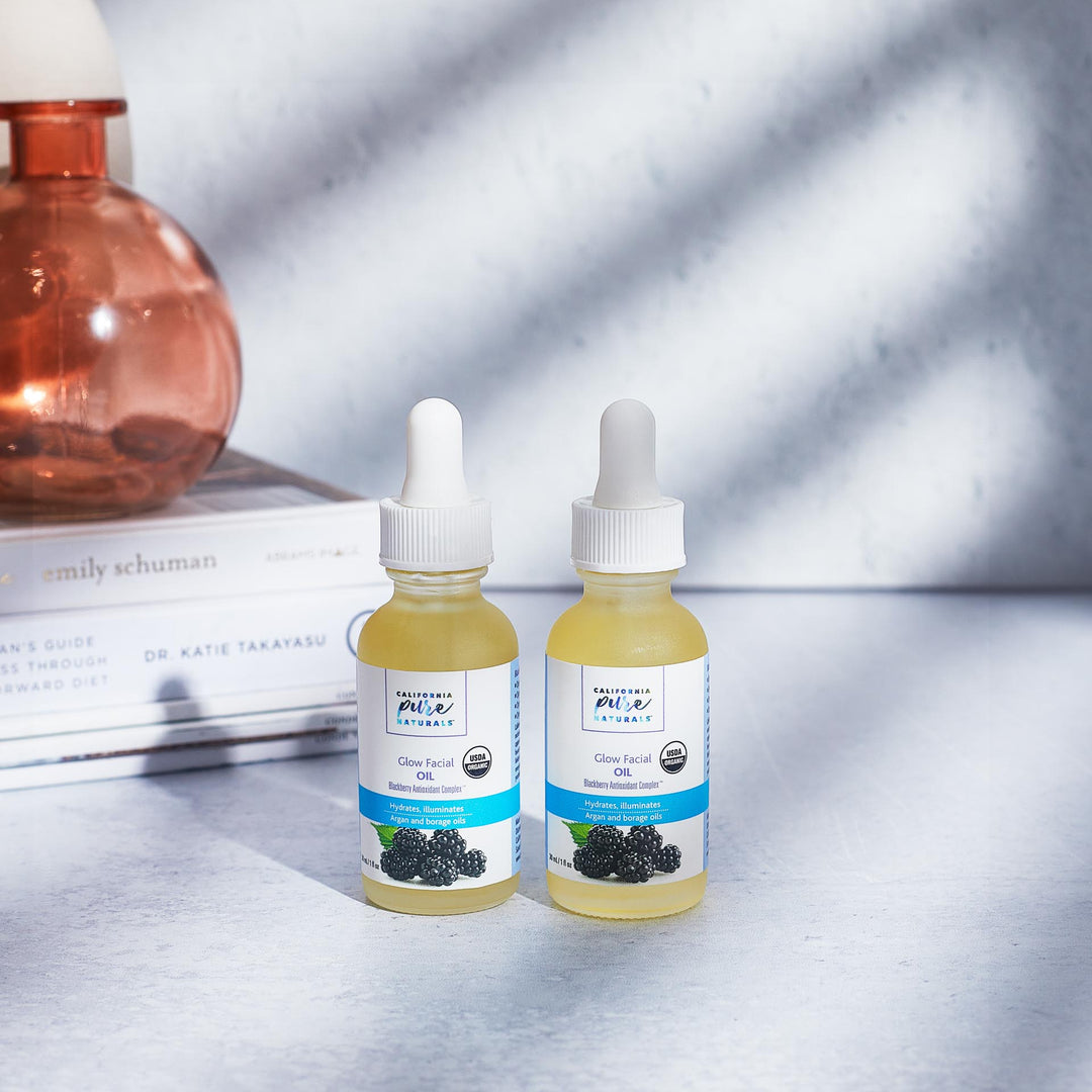 Organic Glow Facial Oil Set – California Pure Naturals